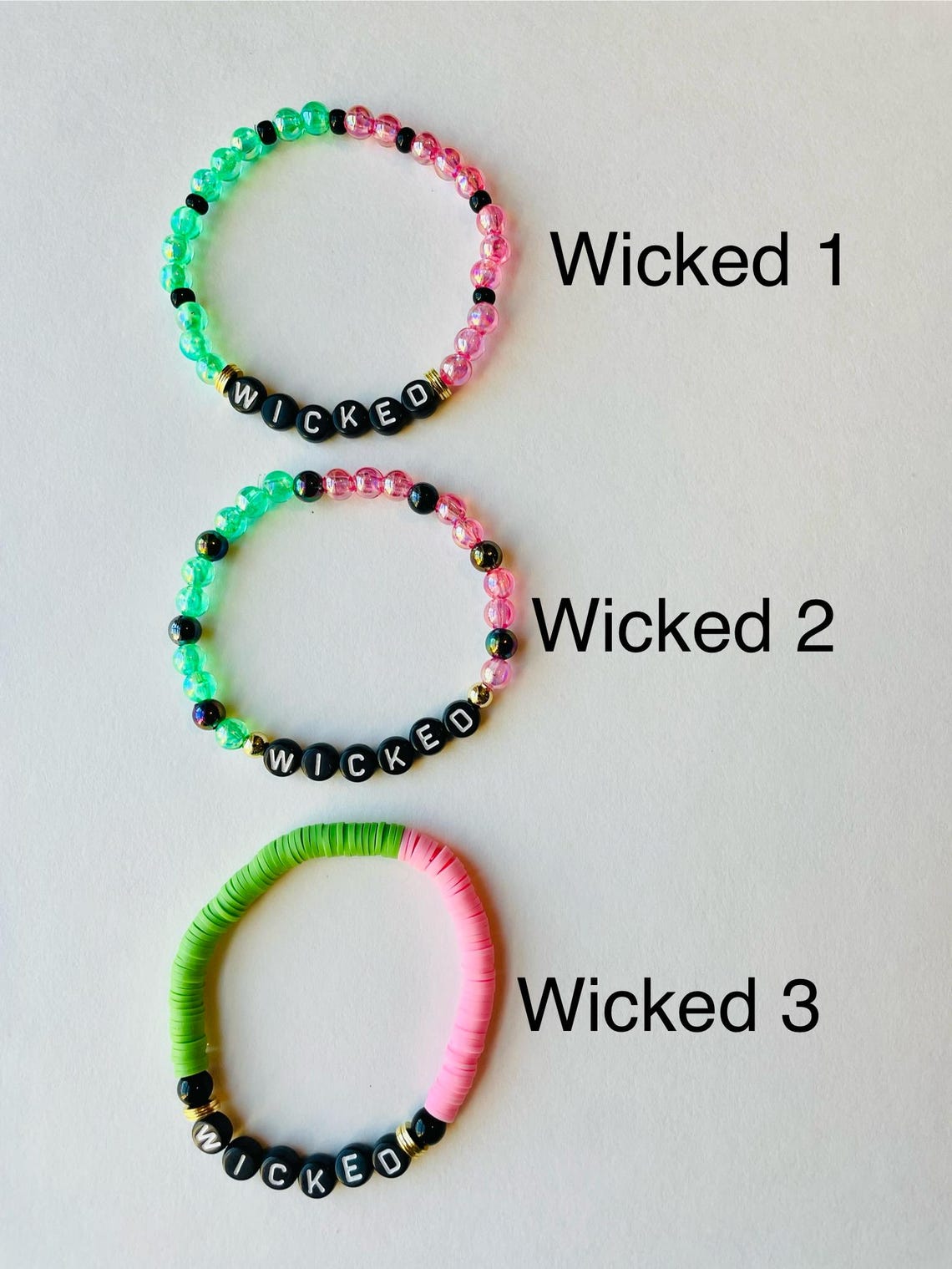 Wicked Inspired Bracelet Set-perfect Gift for Broadway Musical Fans ...