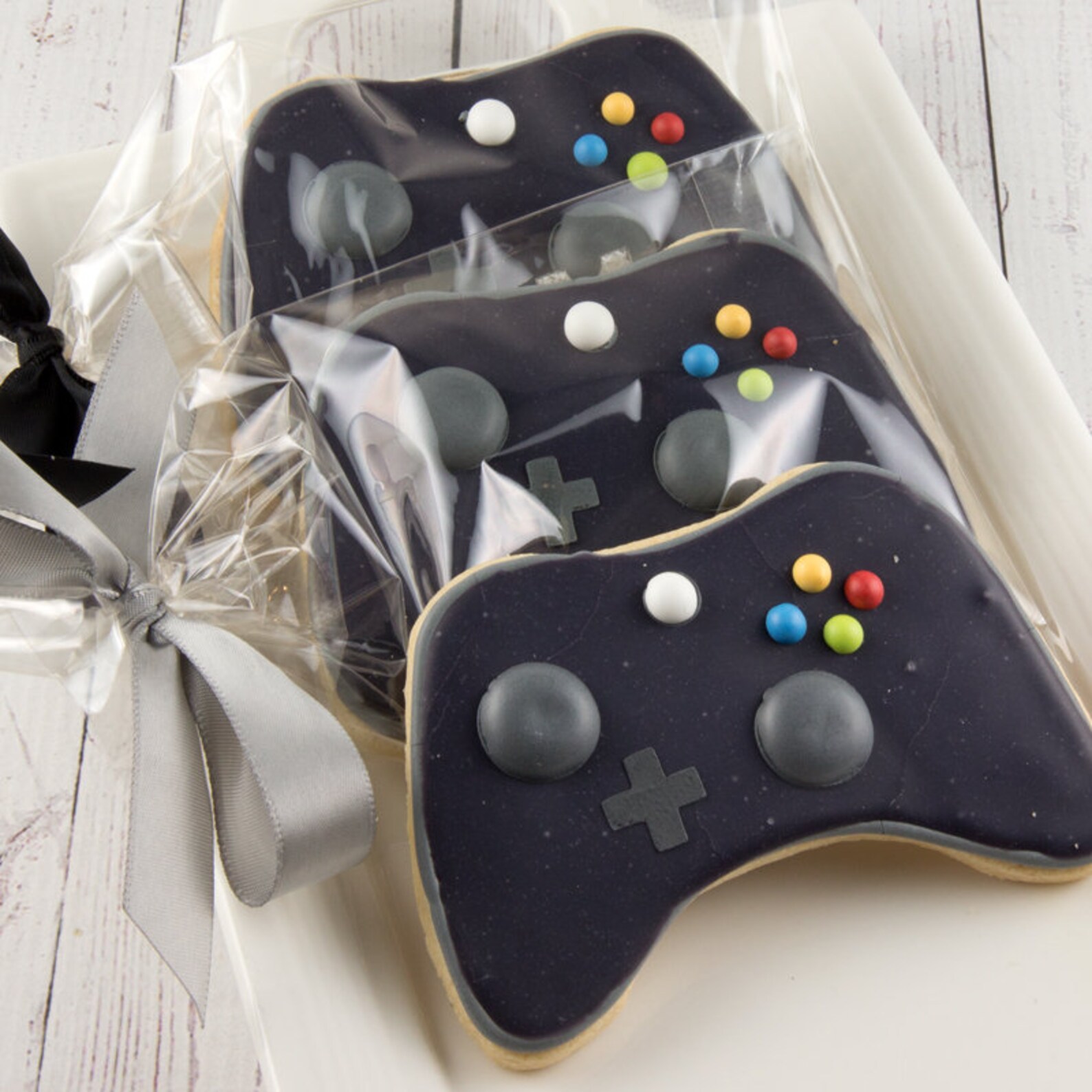 Game Controller Cookies 4 Size Bowed Xbox Party | Etsy