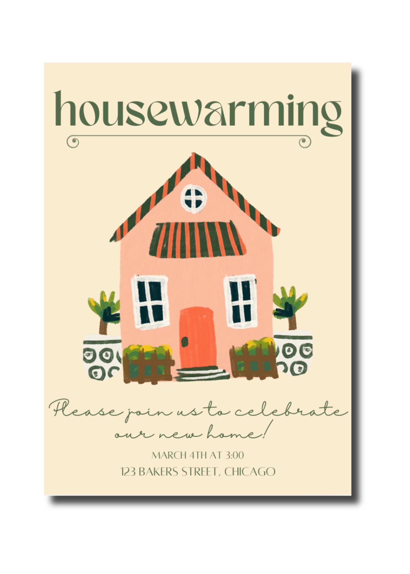 Housewarming Party Invitation (digital Invite & Editable) - Etsy