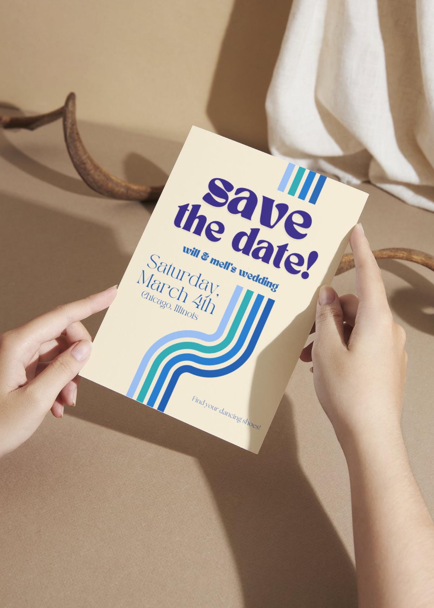 Save the Date Party Invitation! (digital & Editable Invite Template) - Etsy