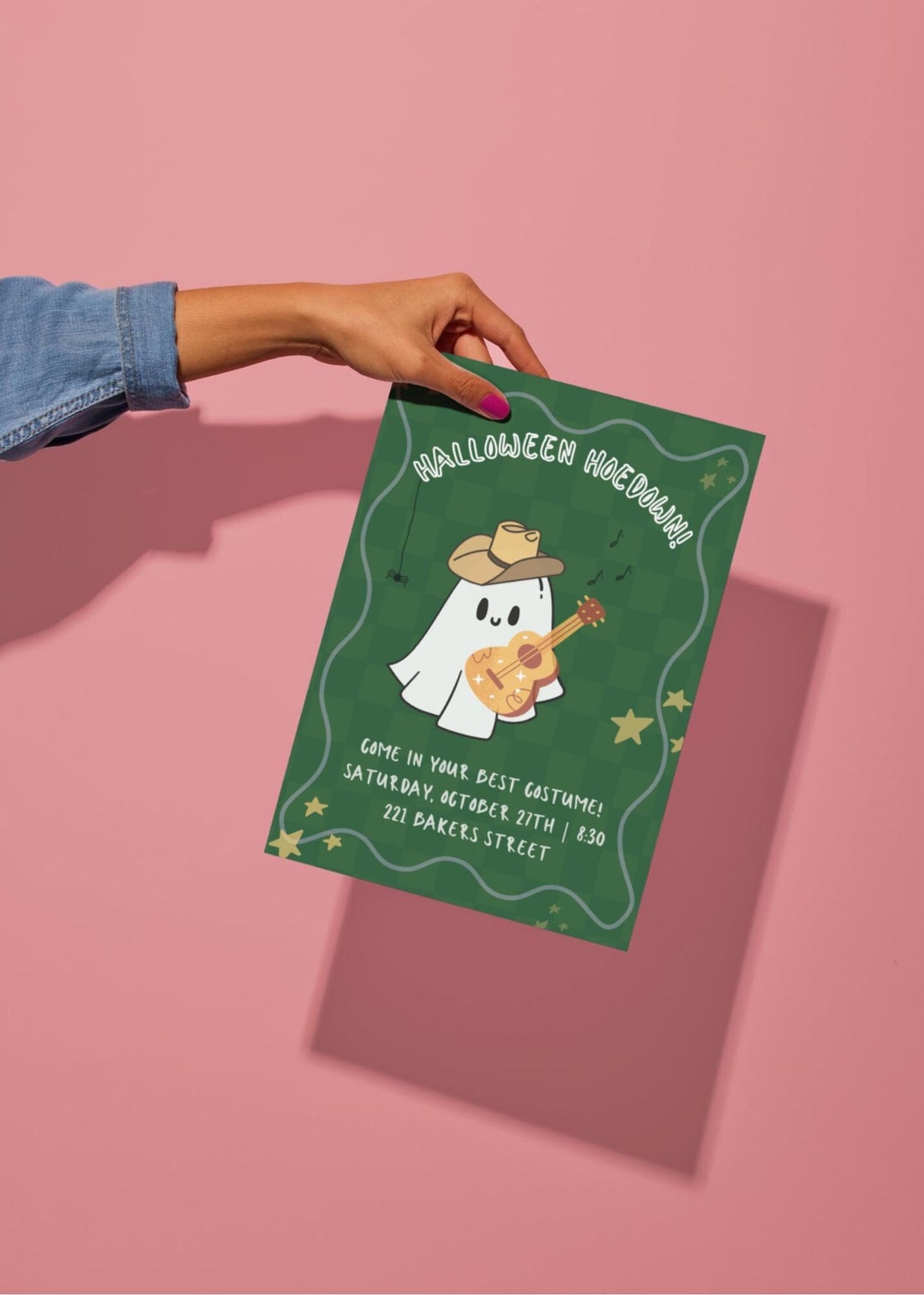 Halloween Hoedown Party Invite Template - Etsy