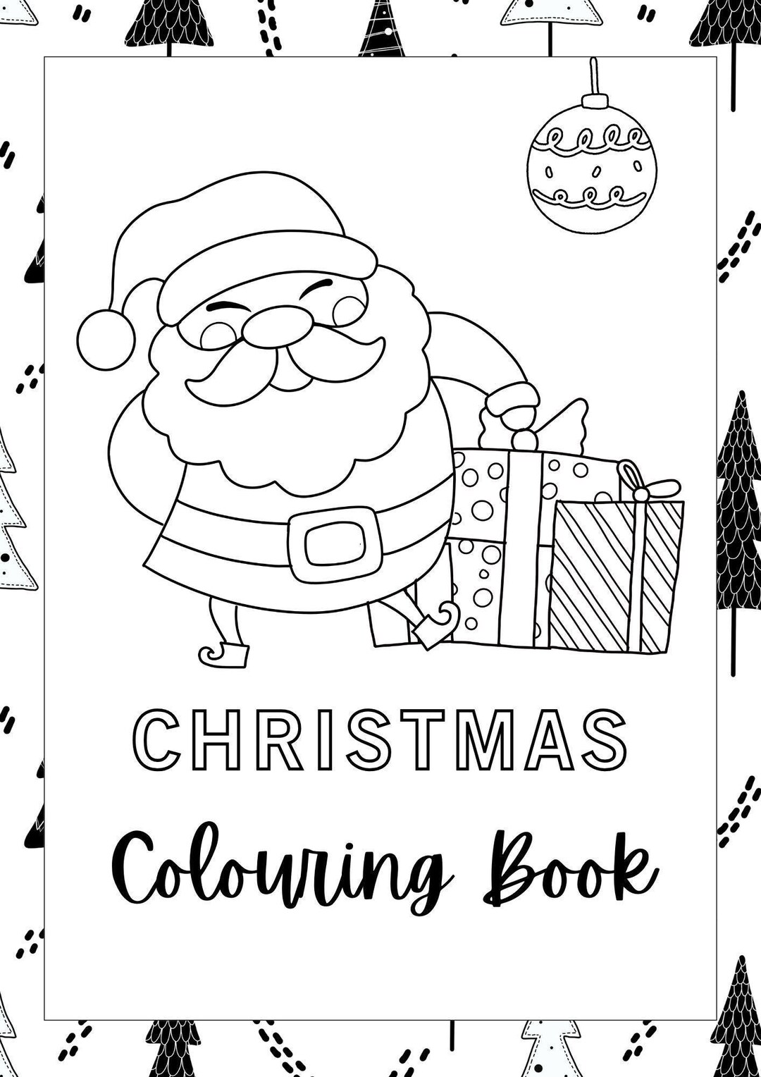 Christmas Coloring Pages, Printable Holiday Pages for Kids and Adults ...