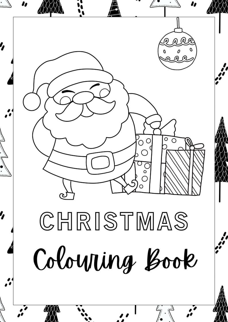 Christmas Coloring Pages, Printable Holiday Pages for Kids and Adults ...