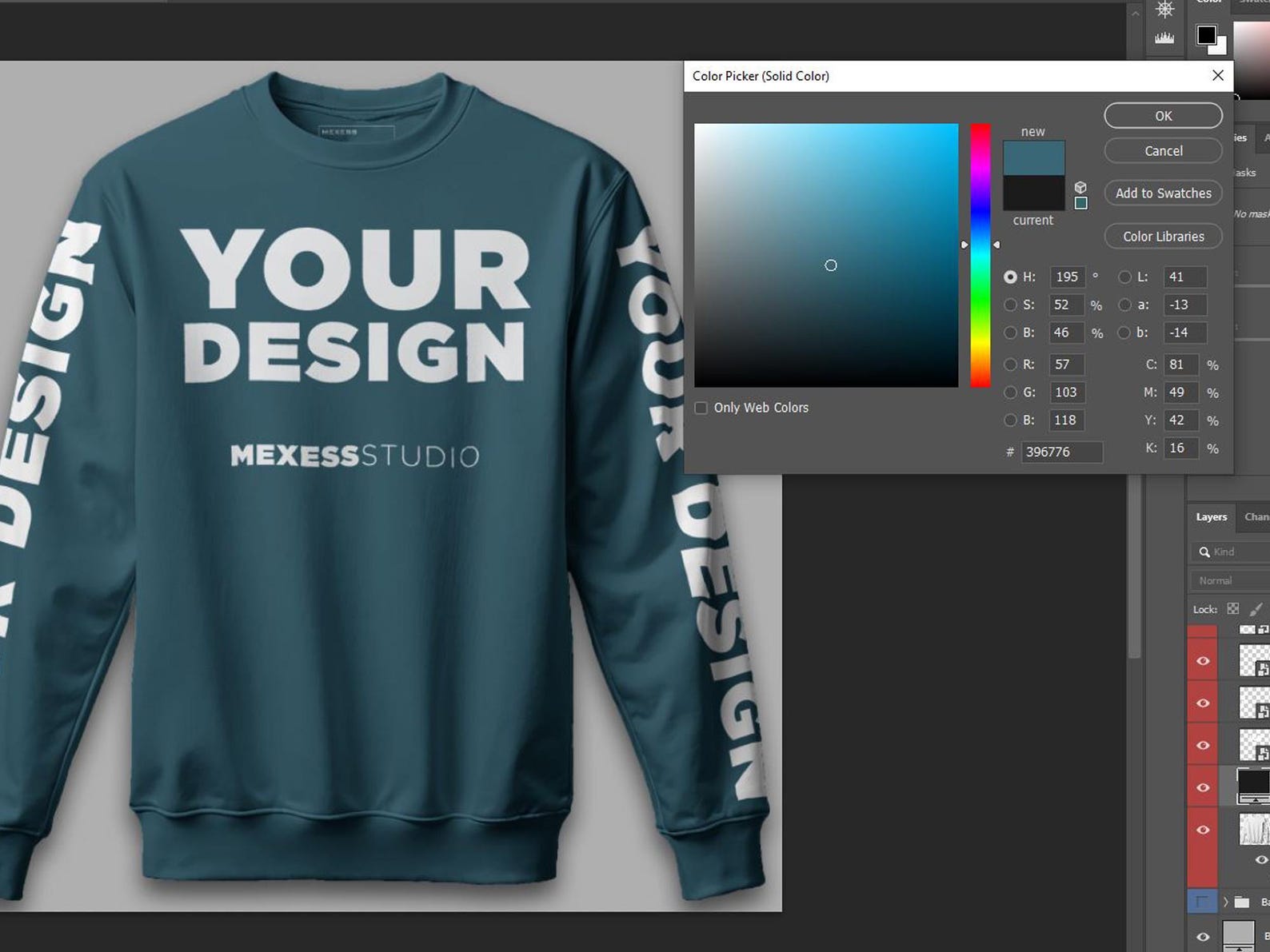 Sweatshirt Mockup | Ghost Crewneck Mockup | Unisex Sweatshirt PSD ...