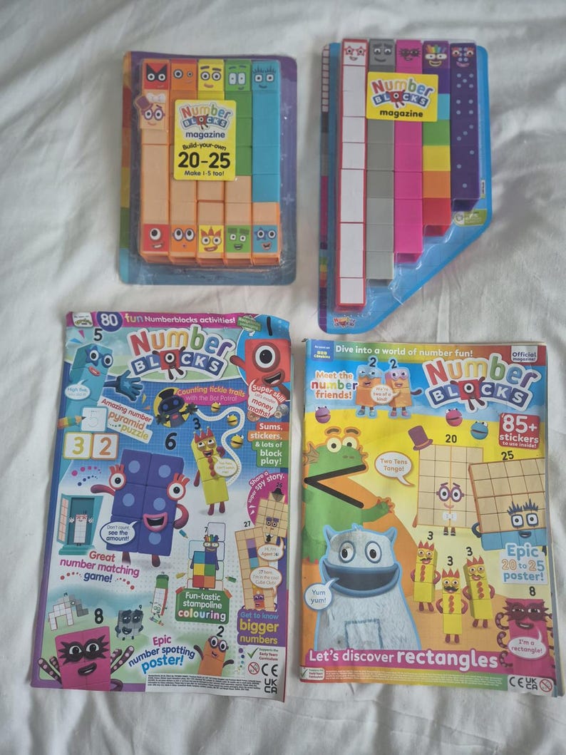 Numberblocks 6-10 & 20-25 Special Needs Gift Set Autistic ADHD SEN ...