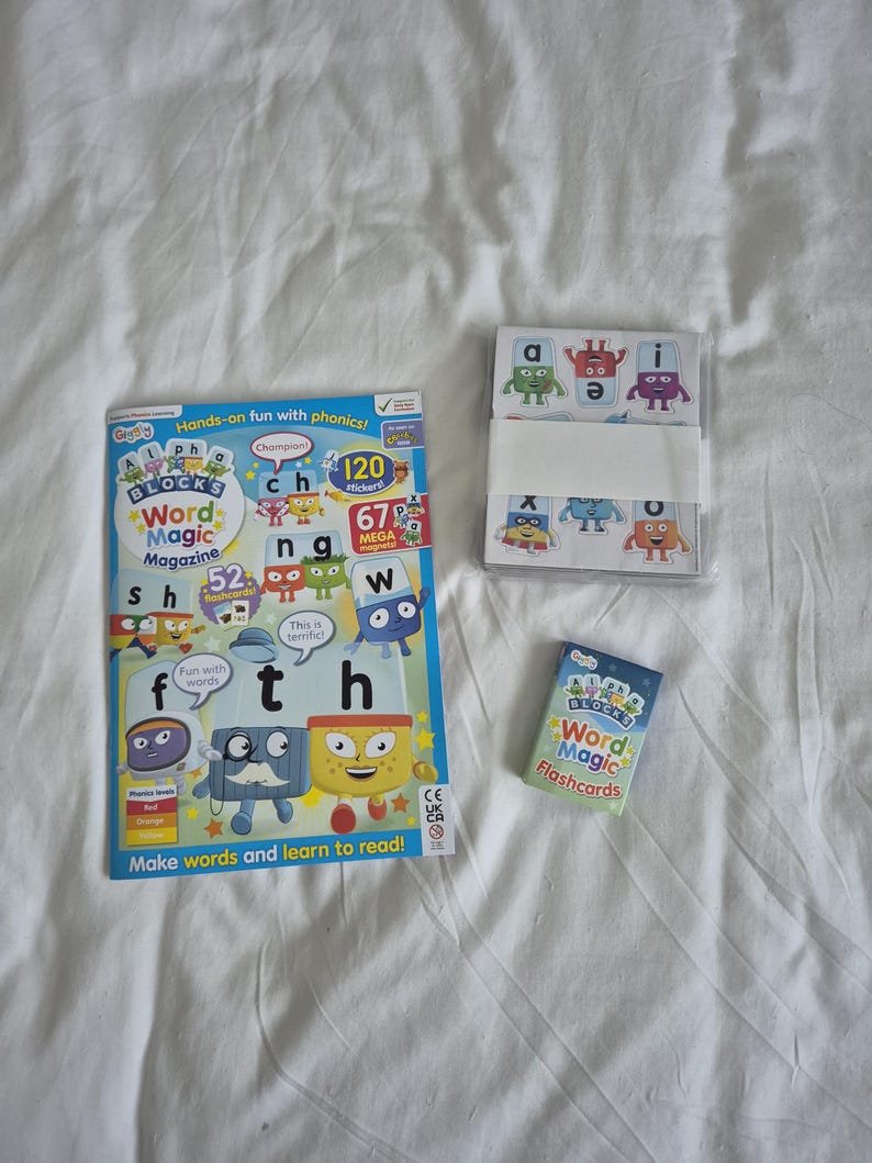 Alphablocks Magnetic Pack Gift Set Autistic ADHD SEN Kindergarten Early ...