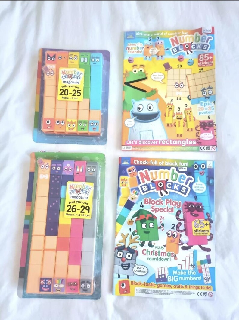 Numberblocks Autism Special Needs Gift Autistic ADHD Rare 20-25 & 26-29 ...