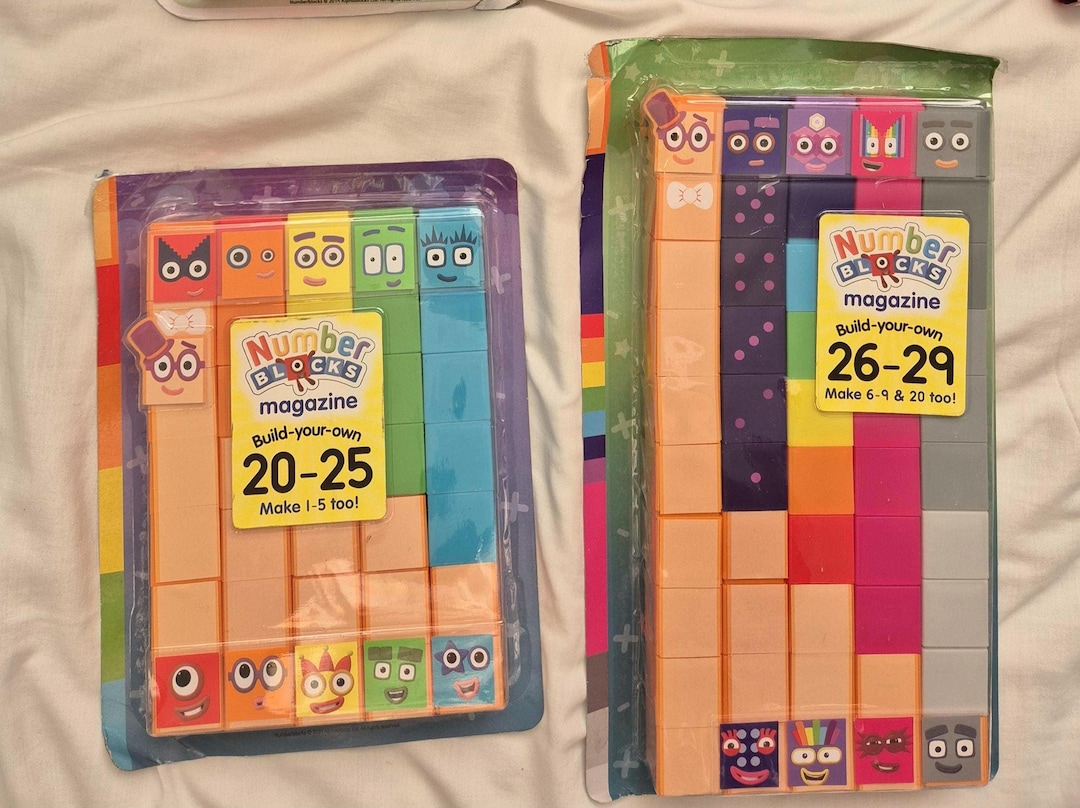 Numberblocks Autism Special Needs Gift Autistic ADHD Rare 20-25 & 26-29 ...