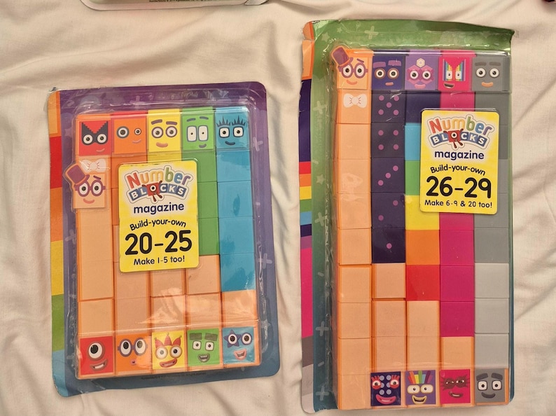 Numberblocks Autism Special Needs Gift Autistic ADHD Rare 20-25 & 26-29 ...