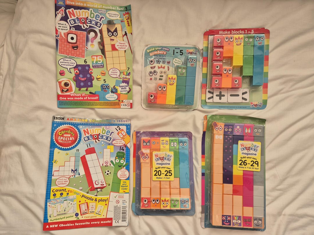 Numberblocks Rare Toy Blocks Autism Special Needs Gift Autistic ADHD ...