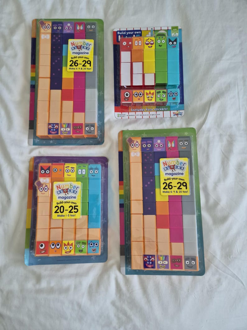 Numberblocks Rare Toy Blocks Autism Special Needs Gift Autistic ADHD ...