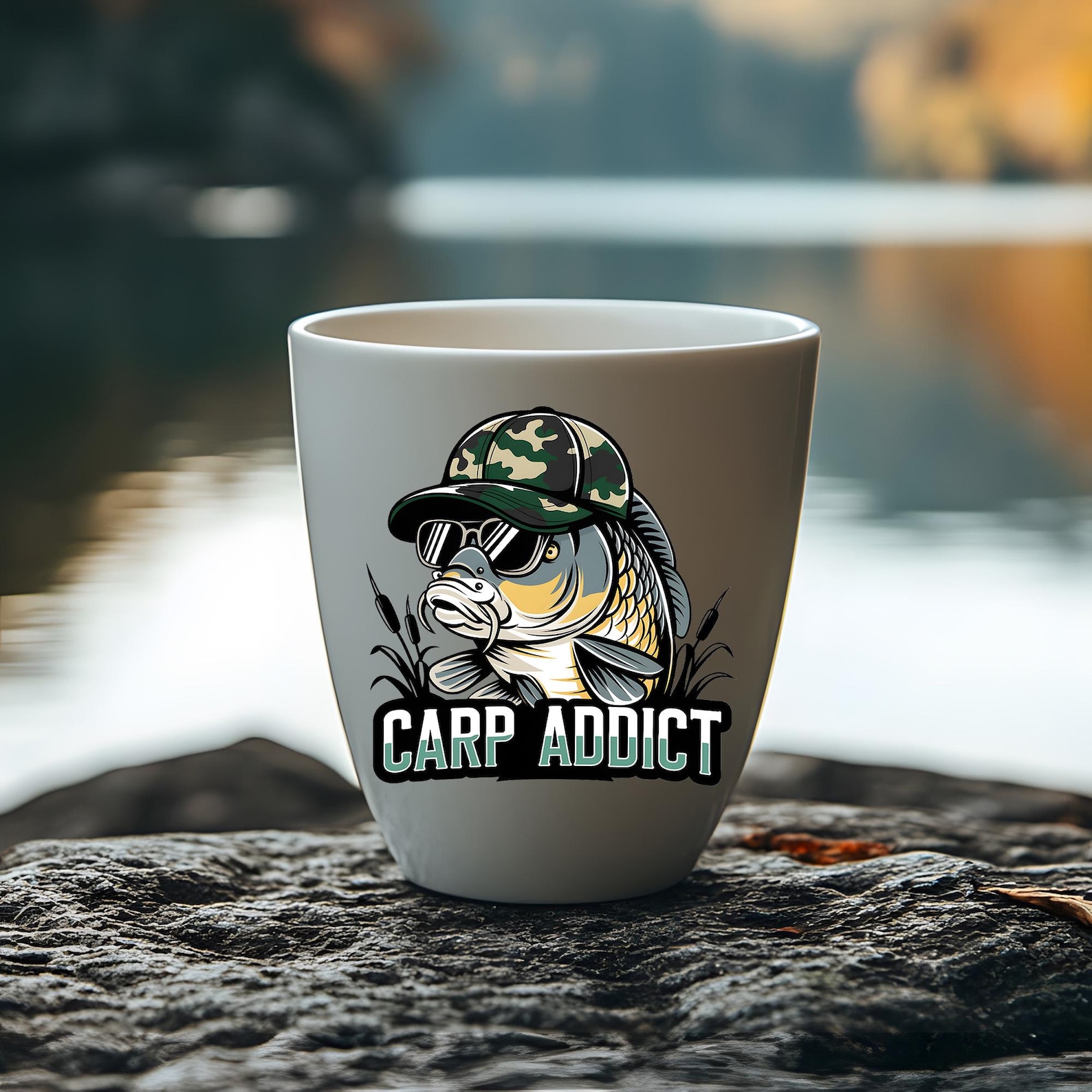 Carp Addict Fishing PNG | Humorous Carp Fishing Sublimation | Common ...