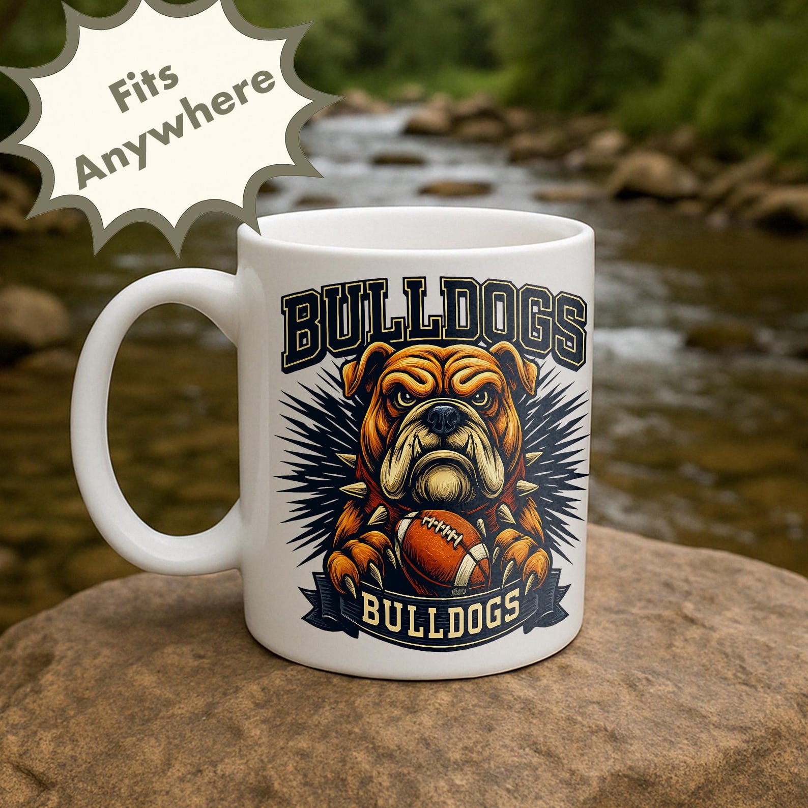 Bulldogs School Spirit Sublimation | Go Bulldogs Football PNG | Mascot ...
