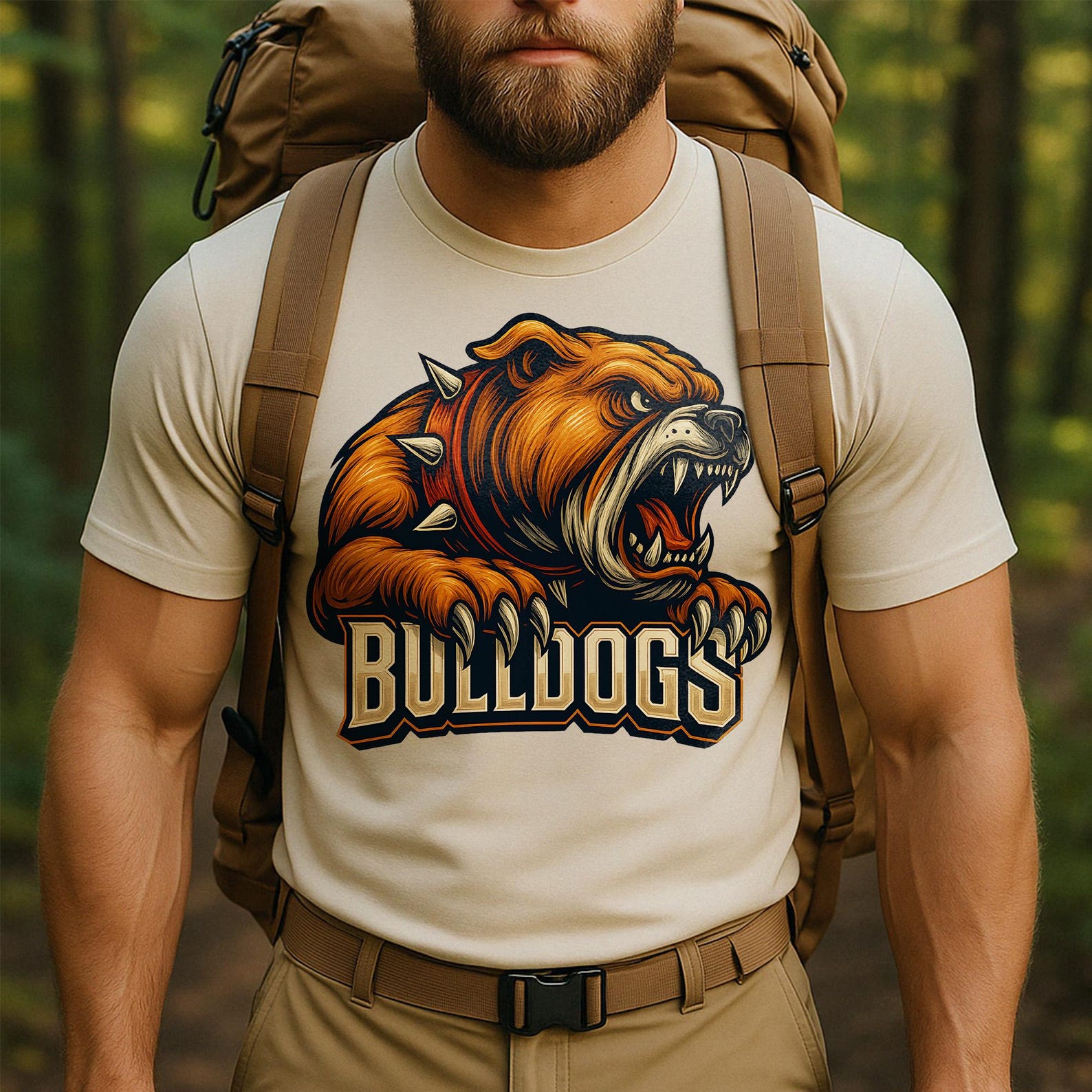 Bulldog Claws PNG | College Spirit Bulldogs Design | Mascot Logo & T ...