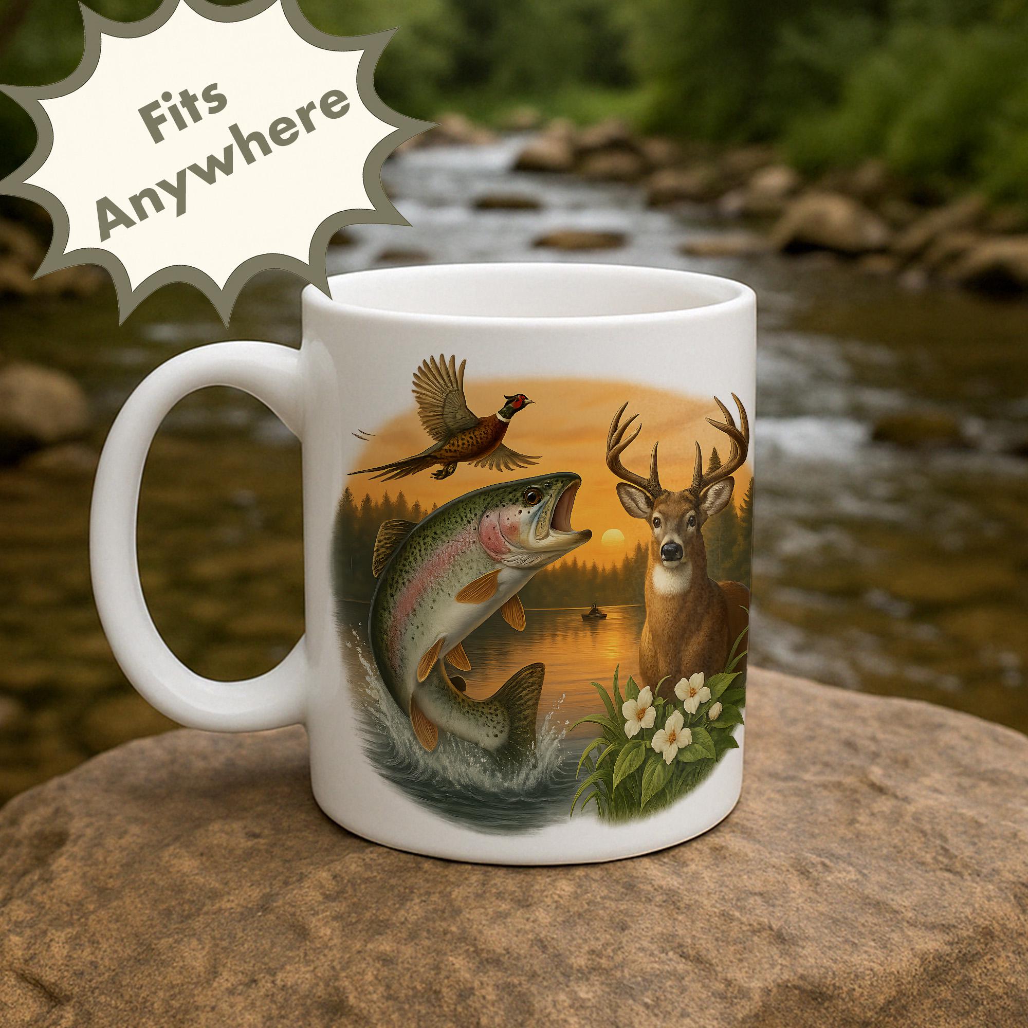 Sunset Wilderness PNG | Pheasant Hunting & Trout Fishing Design ...