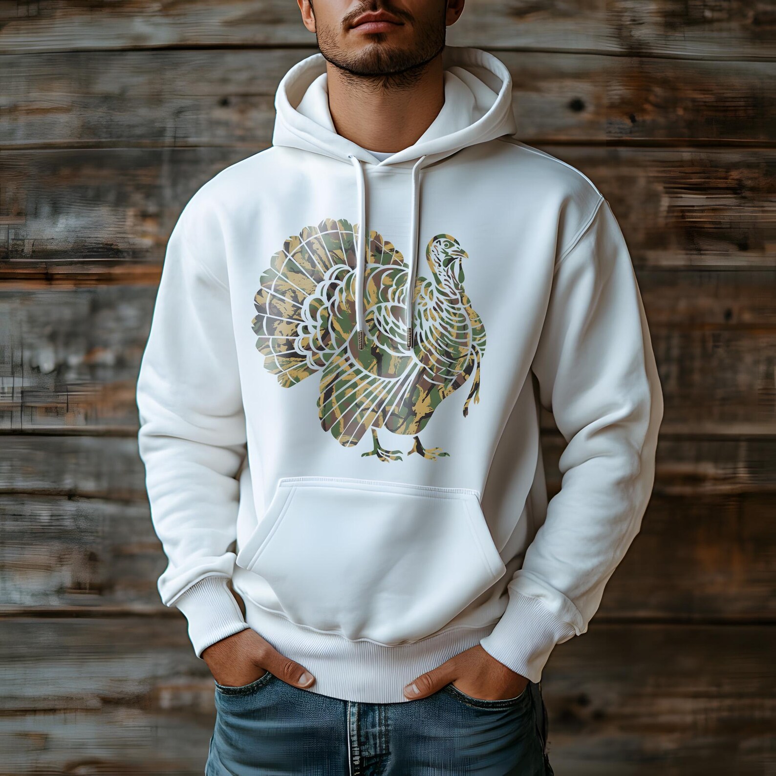 Classic Camo Turkey PNG | Instant Download | Turkey Hunt Sublimation ...