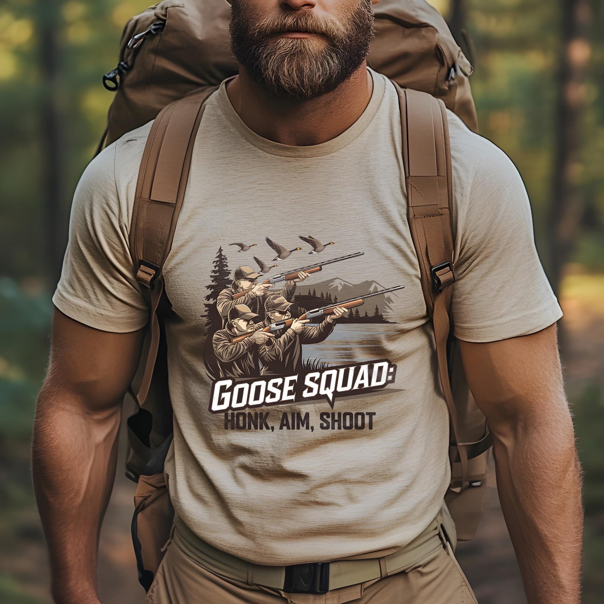 Goose Squad: Honk, Aim, Shoot PNG | Goose Hunting Squad Design ...