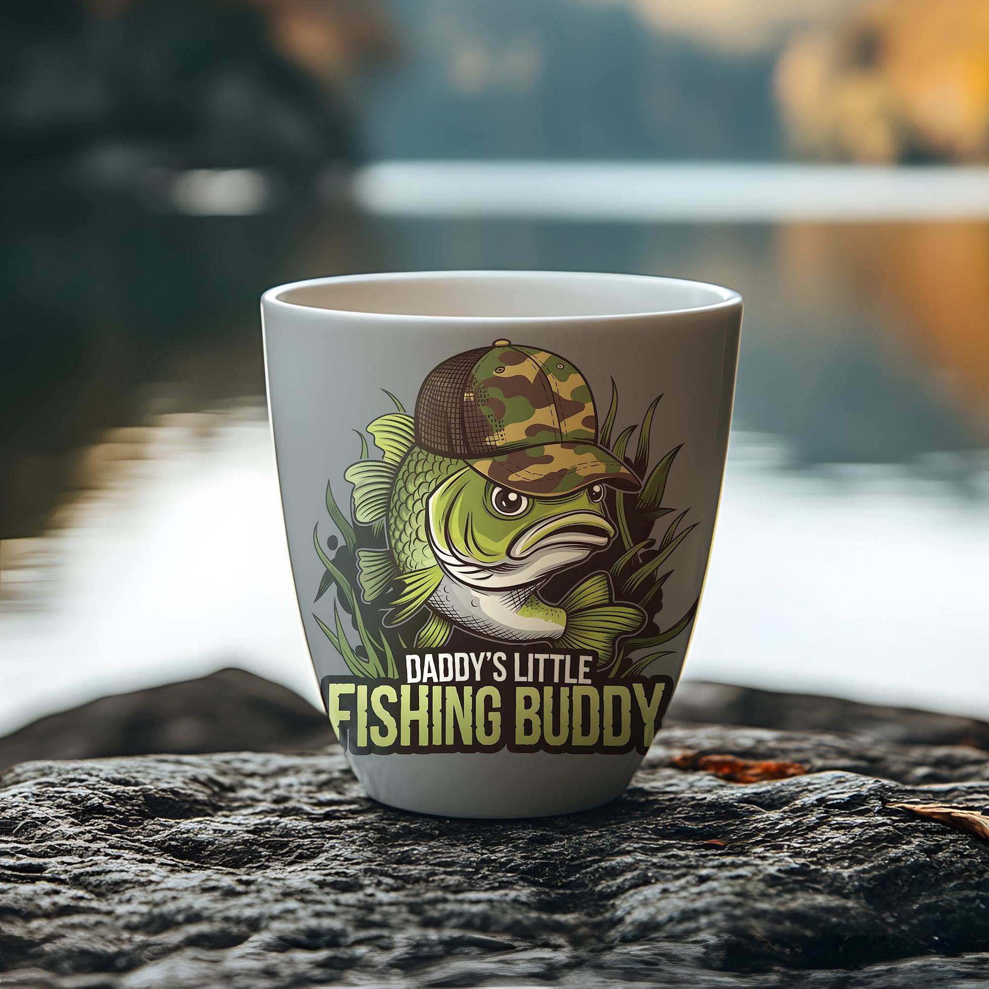 Daddy’s Little Fishing Buddy PNG | Bass Fishing Sublimation Design ...