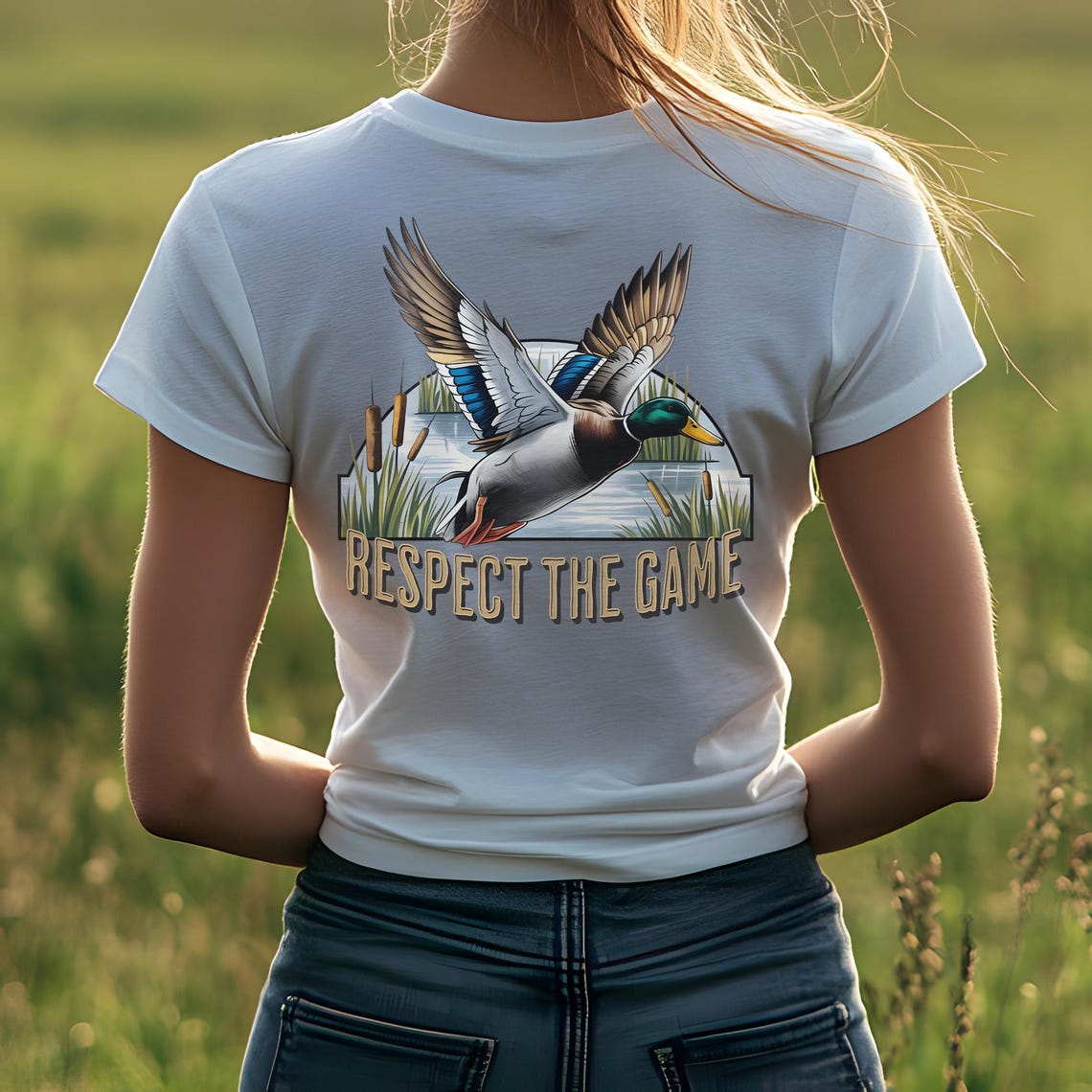 Respect the Game Mallard Duck PNG | Duck Hunter PNG | Digital Download ...
