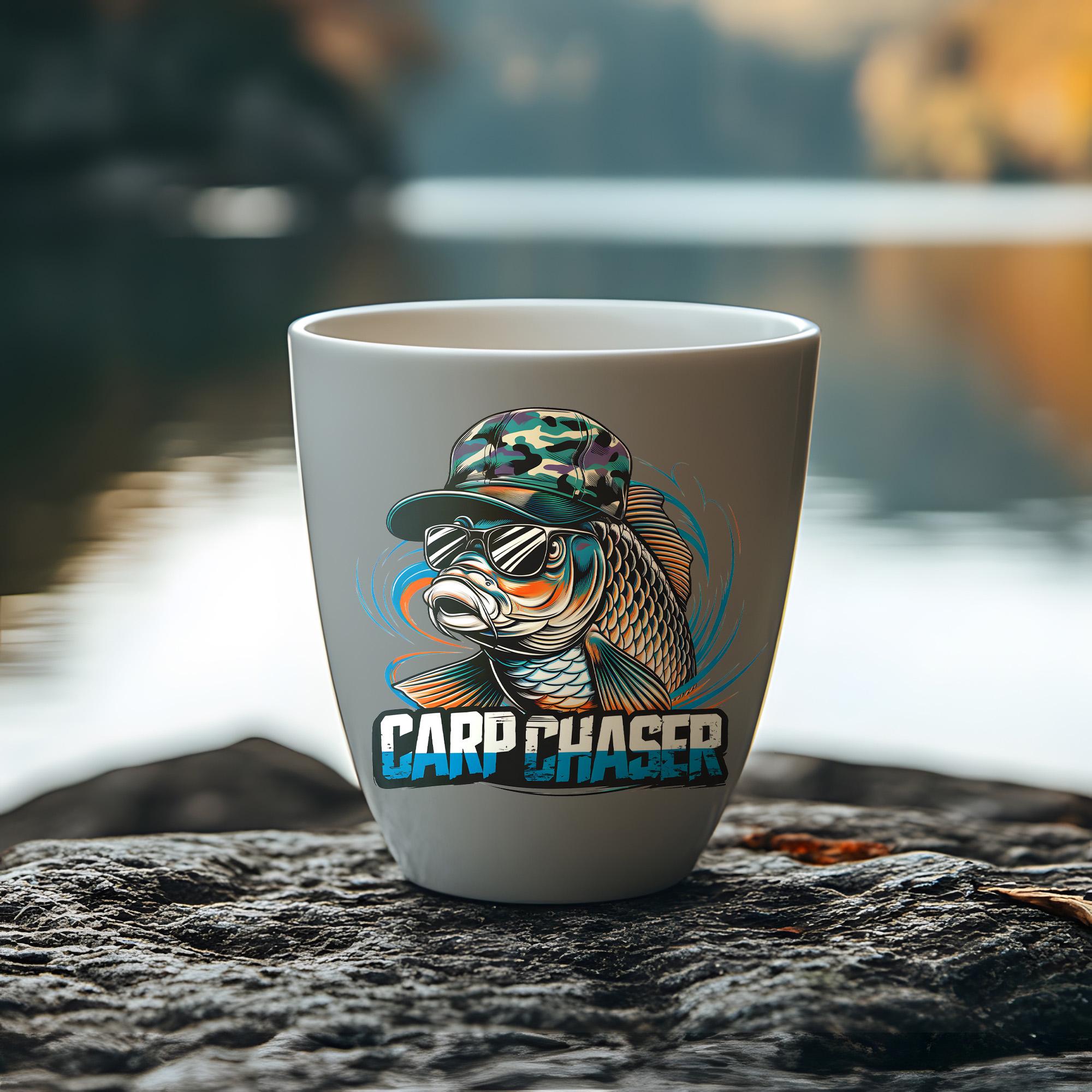 Carp Chaser PNG | Funny Carp Fishing Sublimation Design | Common Carp ...