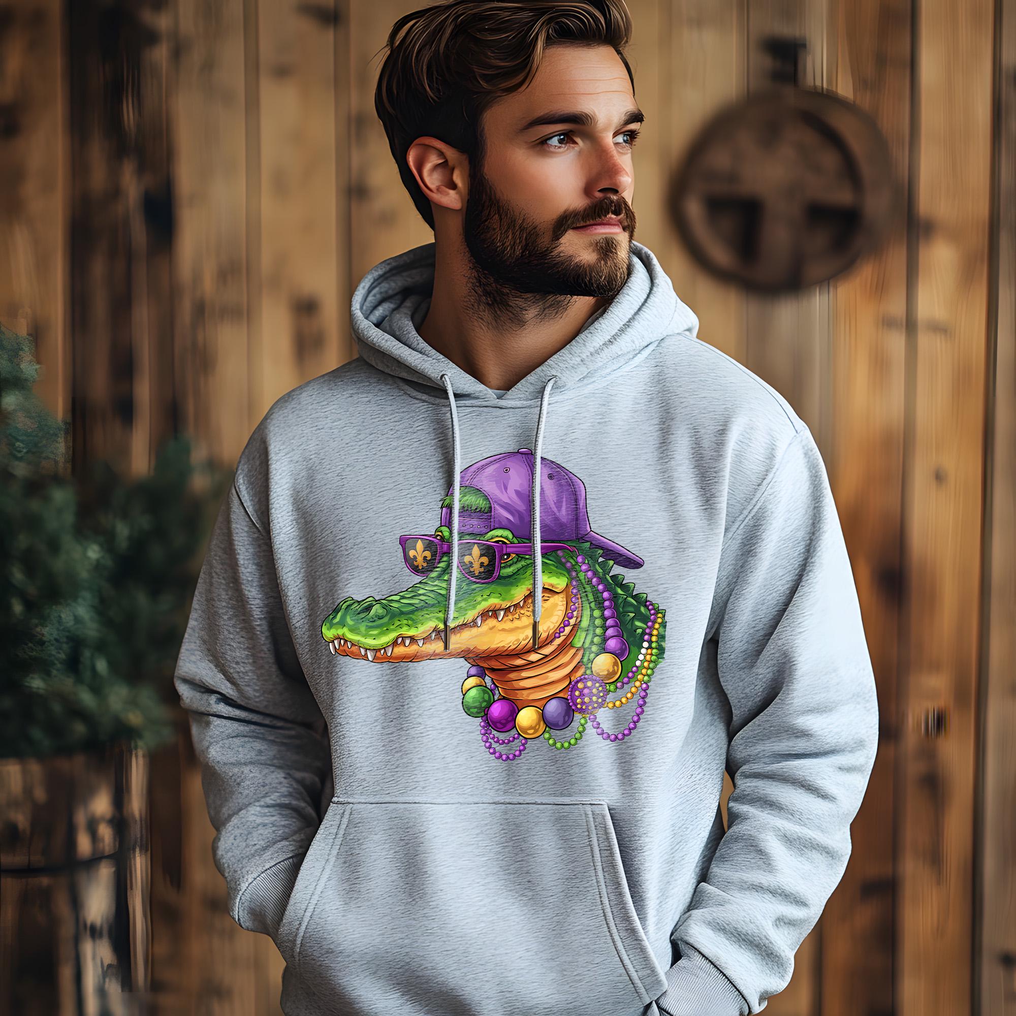 Mardi Gras Alligator PNG | Kids Mardi Gras Sublimation | Gator ...