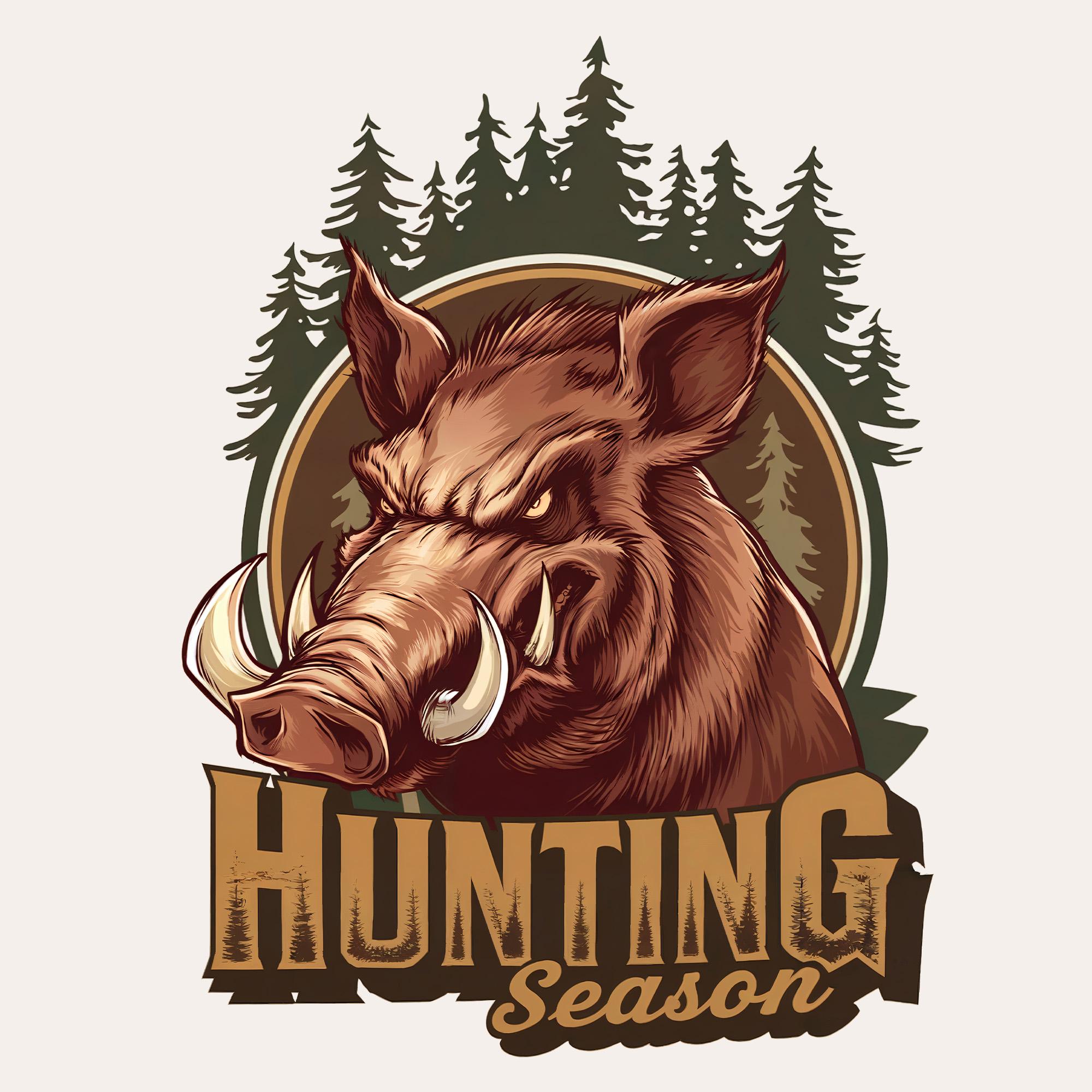 Vintage Hunting Colorful Logo PNG | Retro Hunting Clipart | Hunting ...