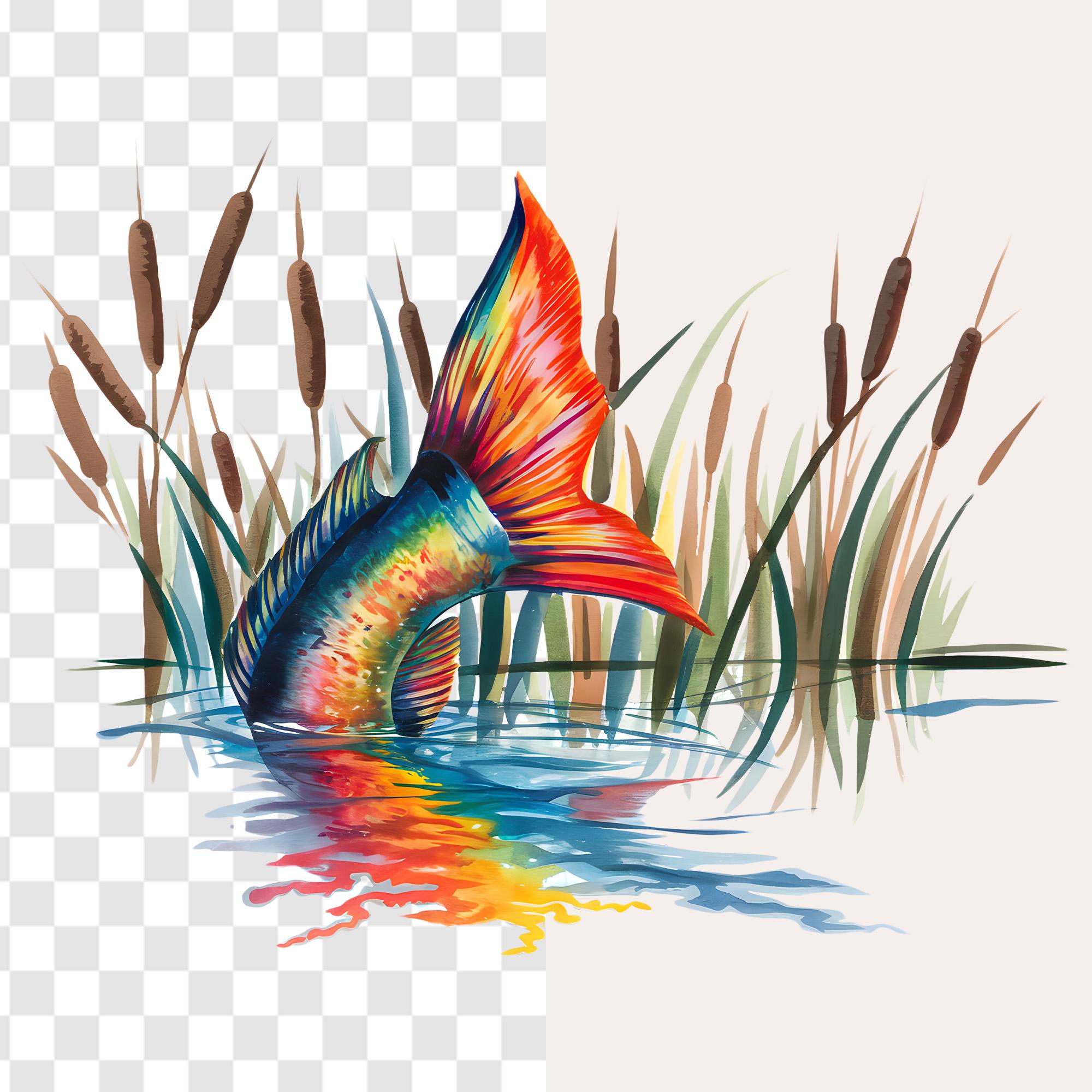 Redfish Tail PNG | Saltwater Fishing Digital Download | Fishing ...