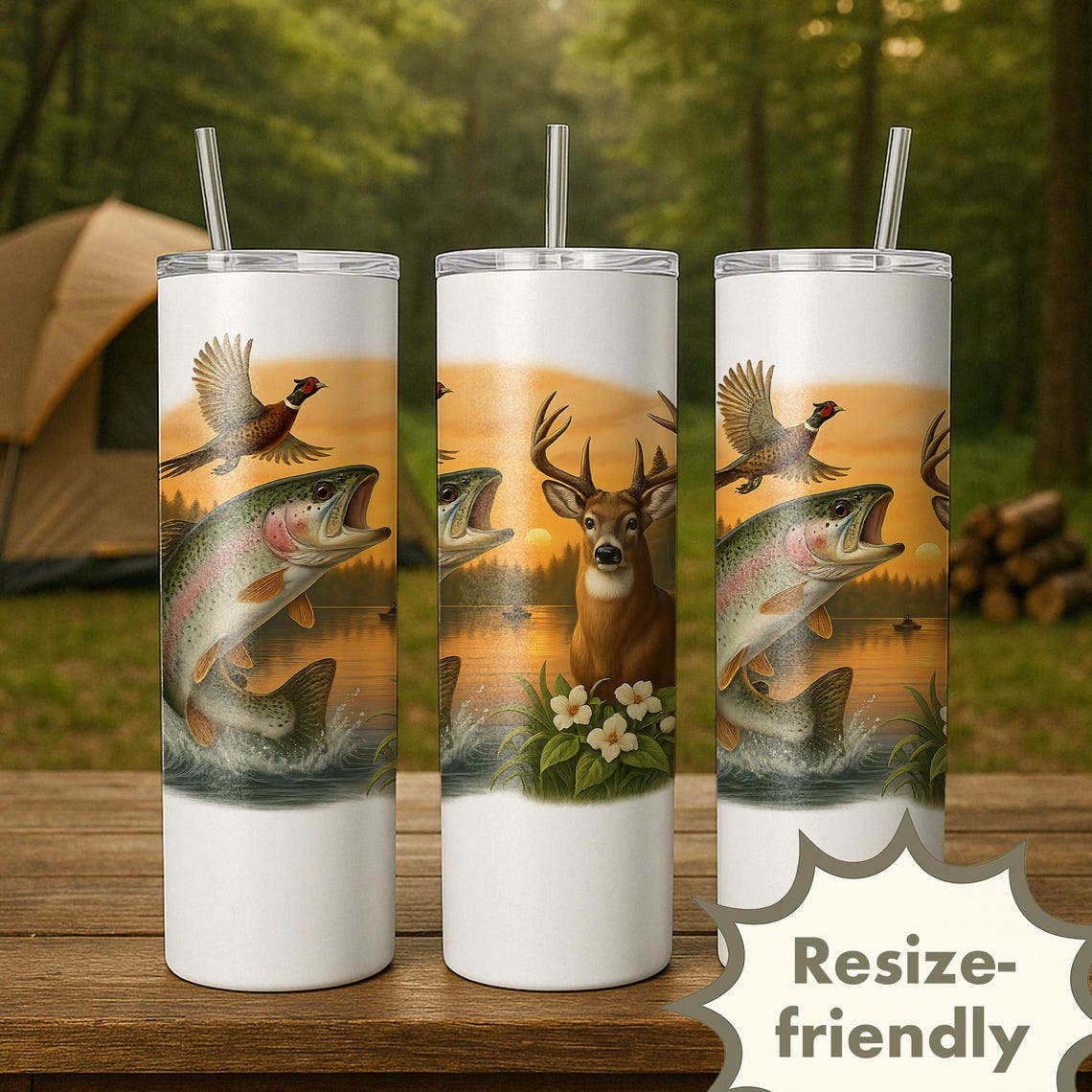 Sunset Wilderness PNG | Pheasant Hunting & Trout Fishing Design ...