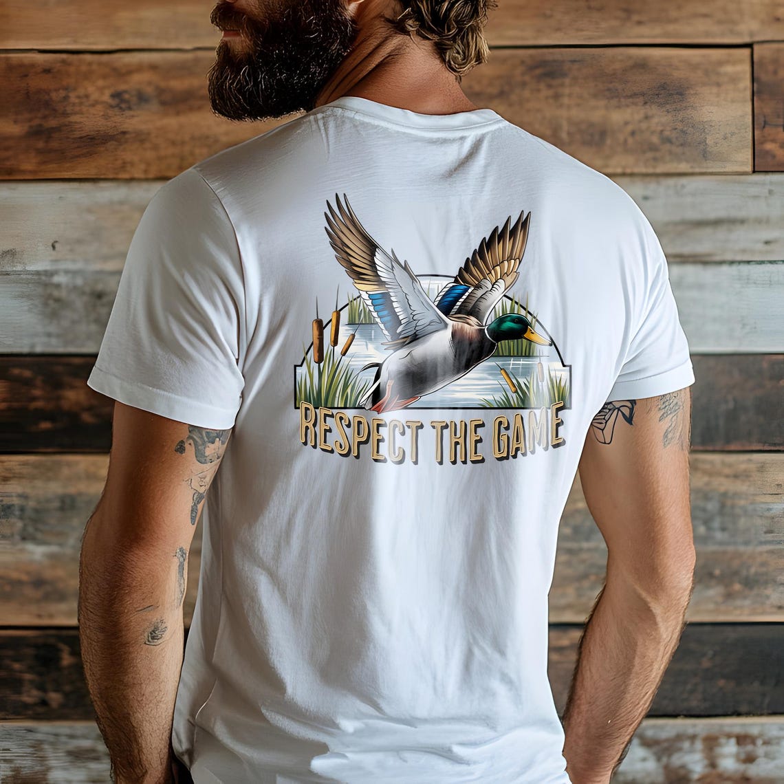 Respect the Game Mallard Duck PNG | Duck Hunter PNG | Digital Download ...