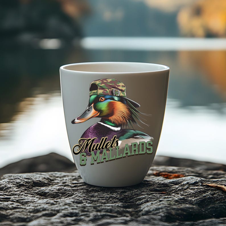 Mullets & Mallards PNG | Duck Hunting Digital Download | Mallard Duck ...