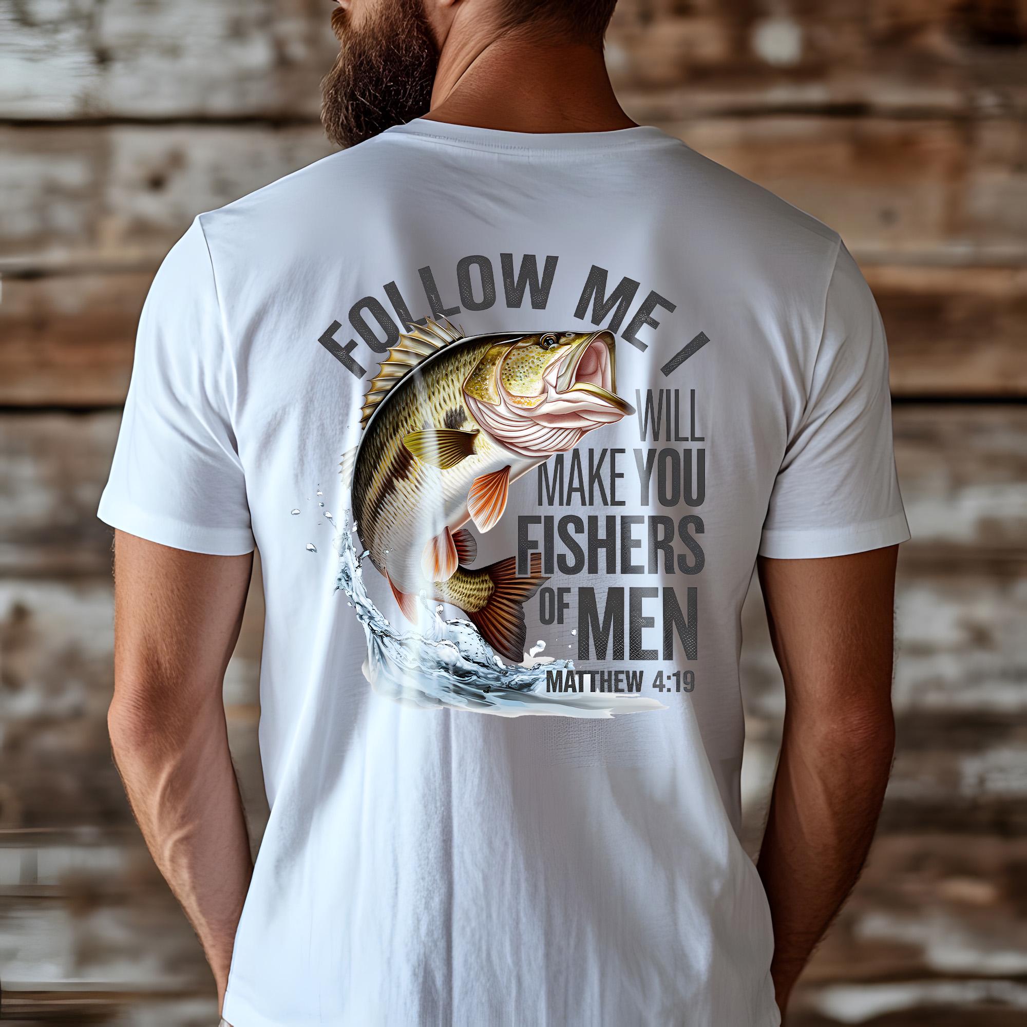 Fishers of Men PNG | Bass Fishing Quote | Christian Bible Verse Matthew ...