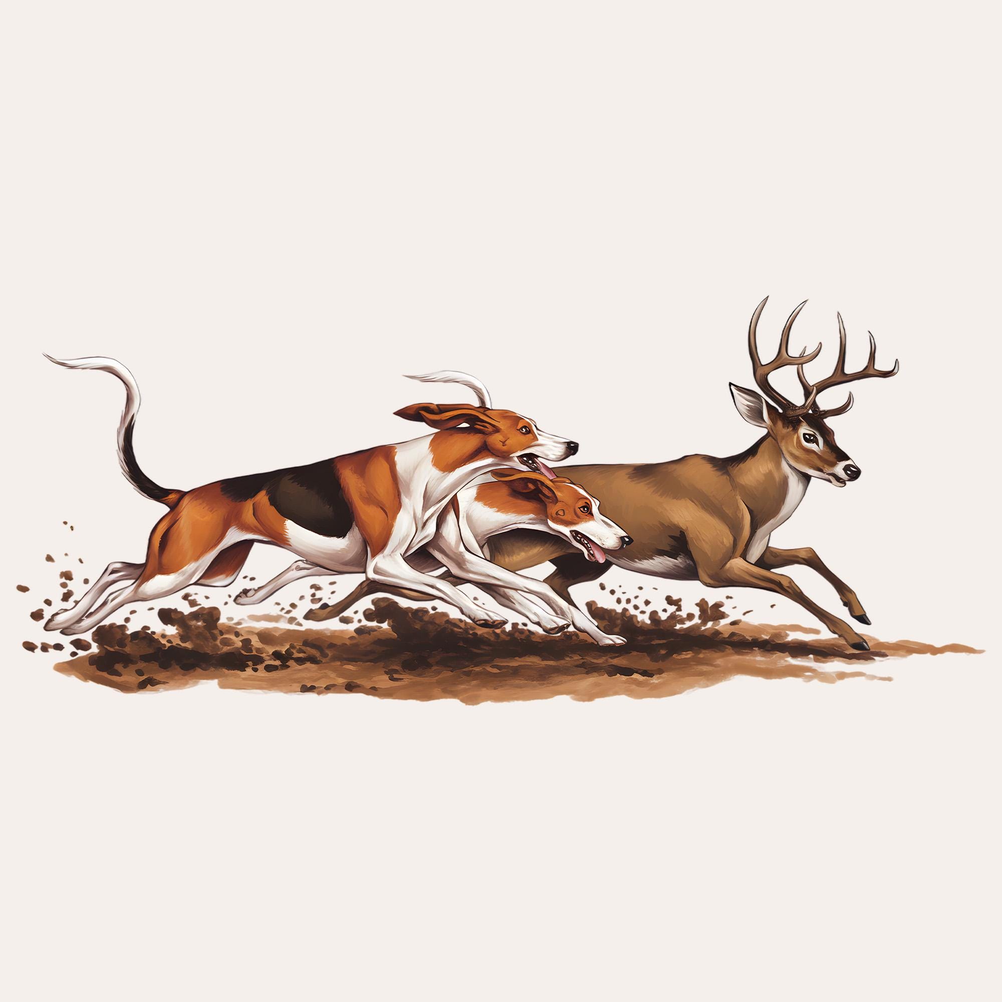 Hunting Walker Dog PNG | Digital Download | Walker Dog Sublimation ...
