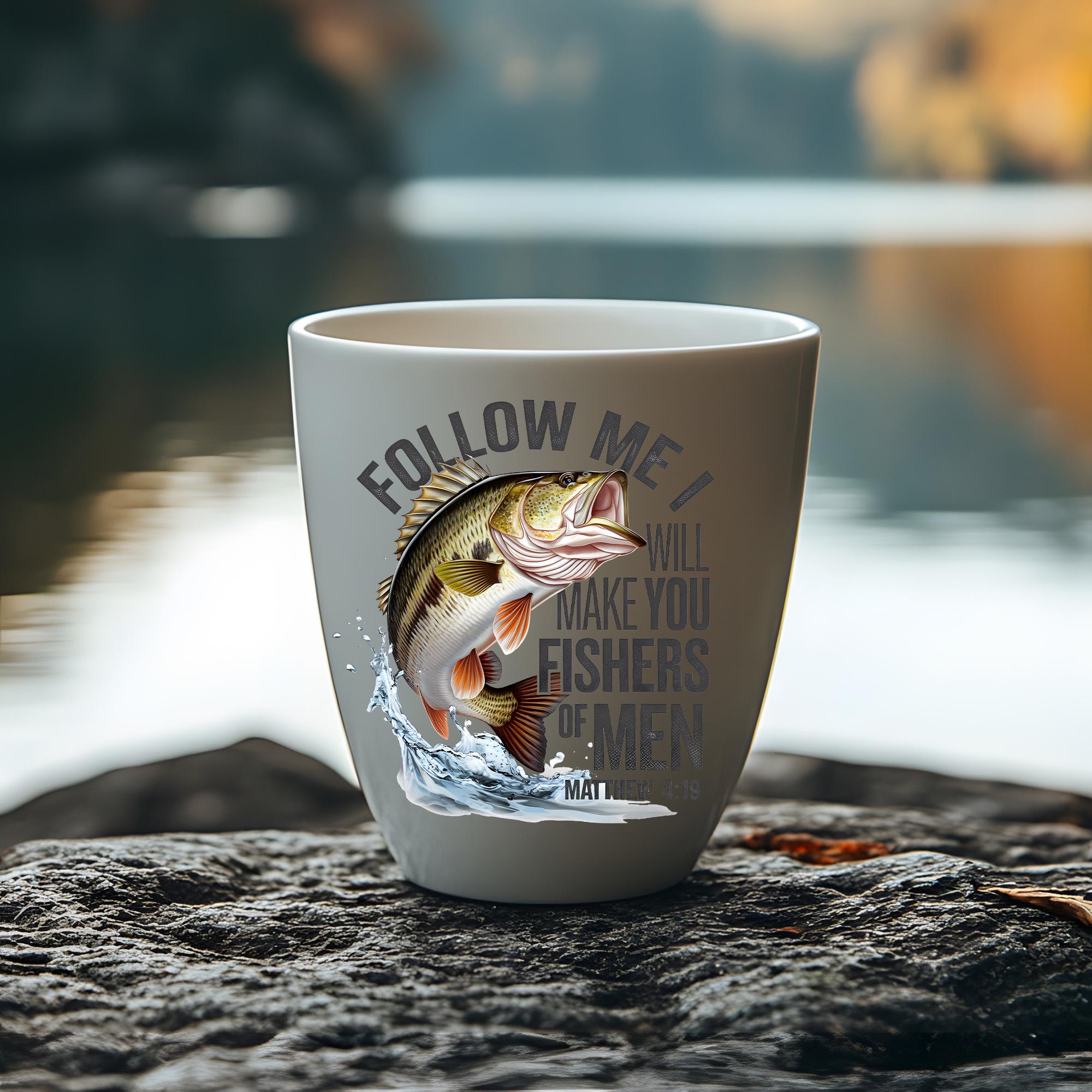 Fishers of Men PNG | Bass Fishing Quote | Christian Bible Verse Matthew ...