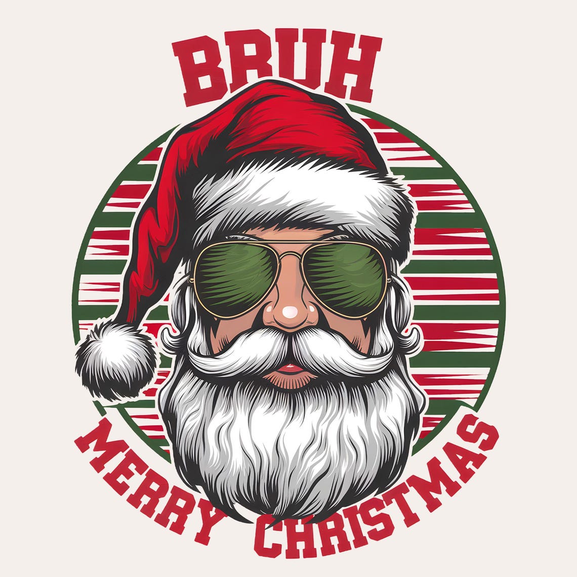 Santa Bro Funny Christmas PNG Retro Santa Sublimation for Boys, Men ...