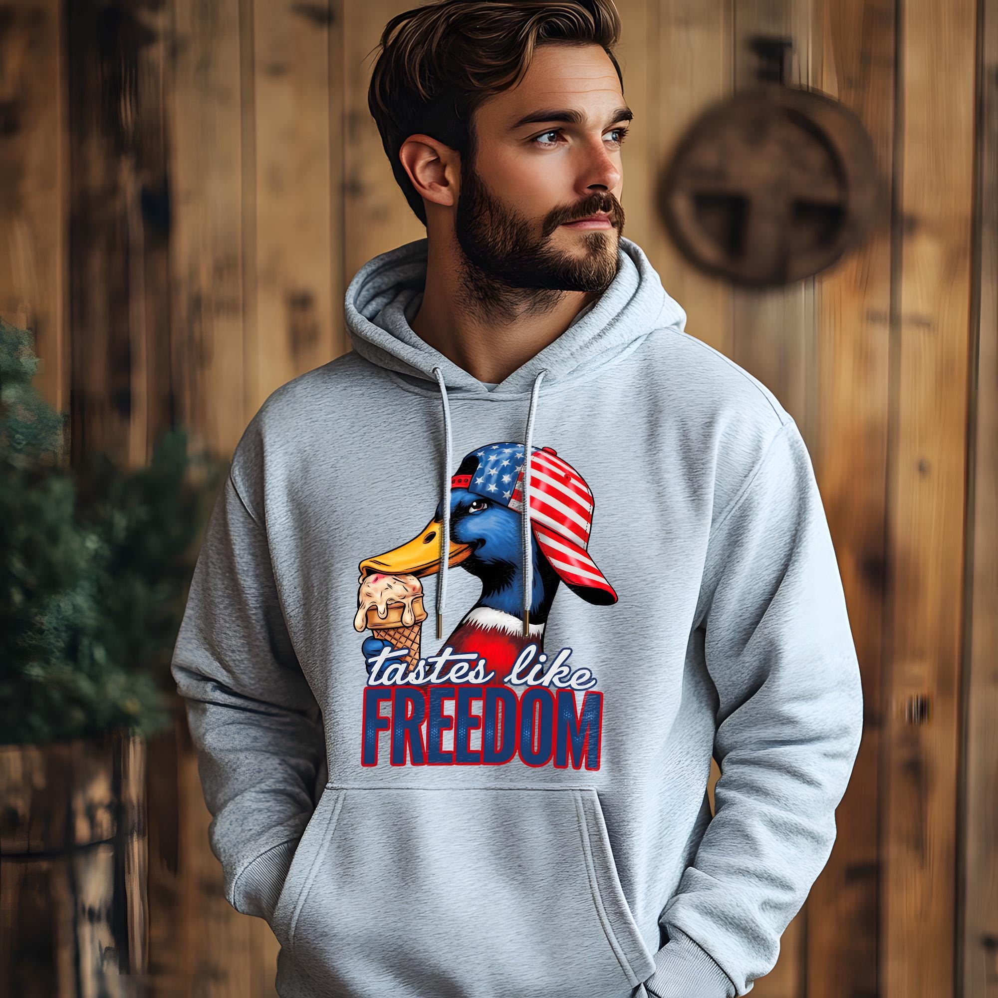 Freedom Flavors PNG Duck Hunting Sublimation PNG 4th of July Digital ...