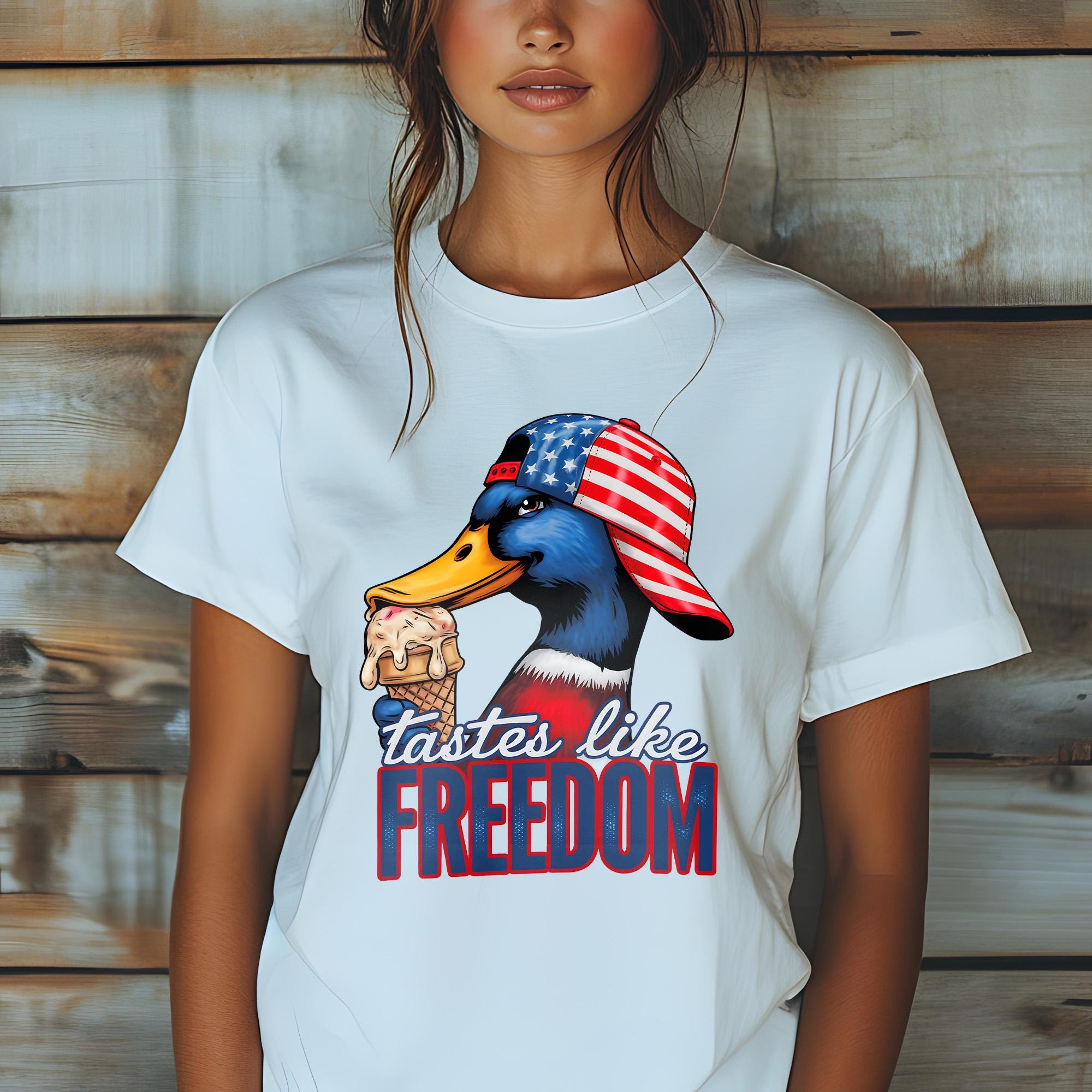 Freedom Flavors PNG Duck Hunting Sublimation PNG 4th of July Digital ...
