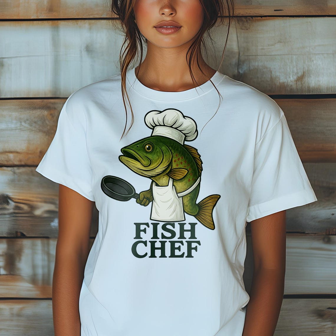 Fishi Chief PNG | Funny Fish Chef Cooking Clipart | Cartoon Fish in ...
