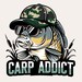 Carp Addict Fishing PNG | Humorous Carp Fishing Sublimation | Common ...