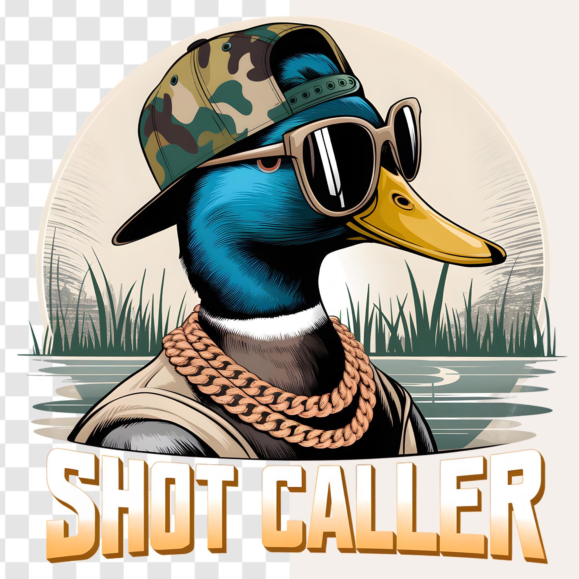Wood Duck Caller PNG | Duck Hunting Sublimation | Pocket Design & Shirt ...