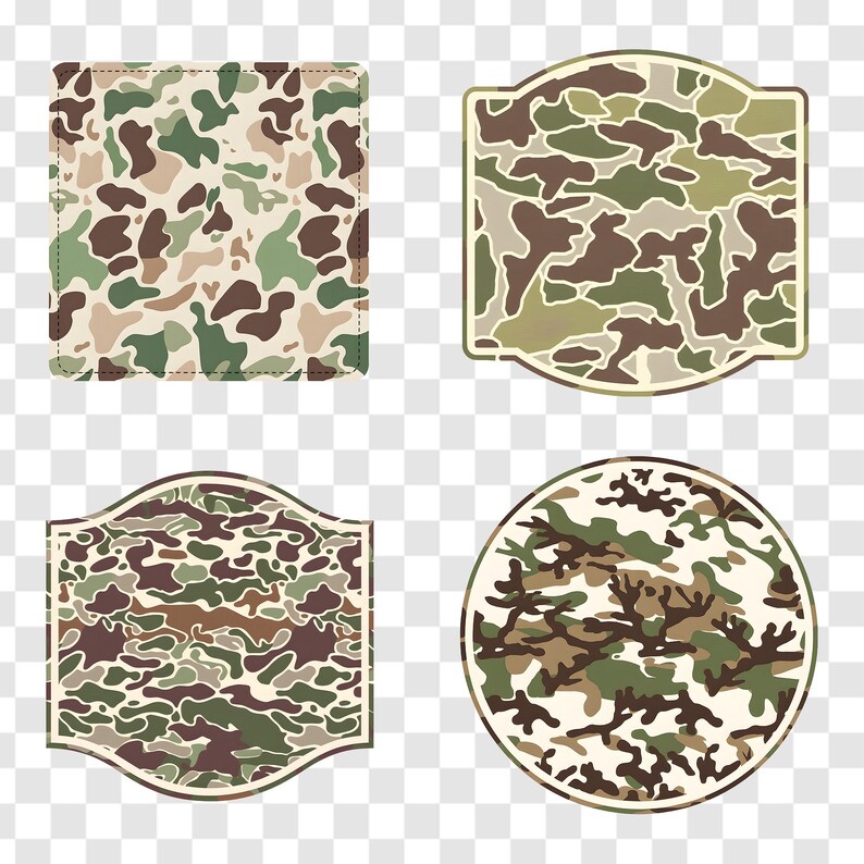 Digital Camo Patch PNG | Hunting Design Download | Camo Sublimation ...