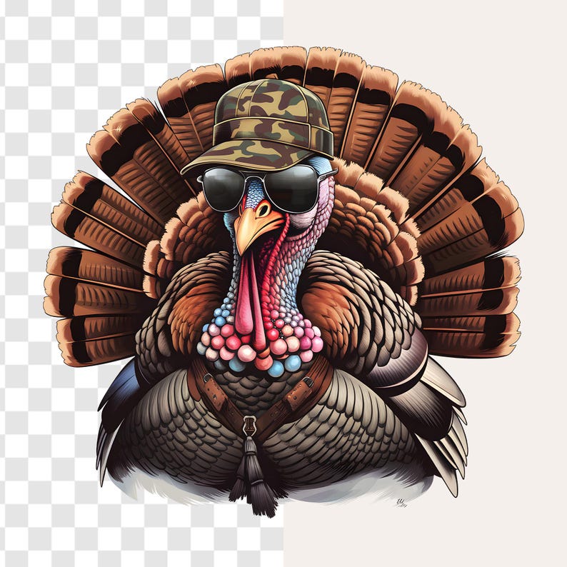 Turkey Hunting PNG | Digital Download | Wild Turkey Sublimation | DTF ...