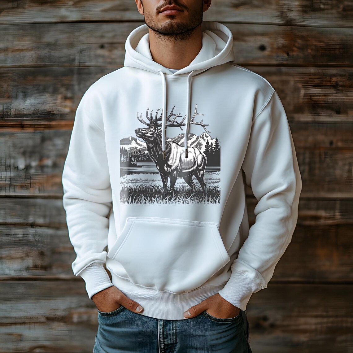 SVG Bugling Bull Elk | Elk Hunt SVG | Laser Cut Elk File Download ...