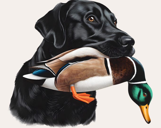 Black Labrador Dog PNG, Duck Hunting Dog PNG, Commercial Use, Hunting ...
