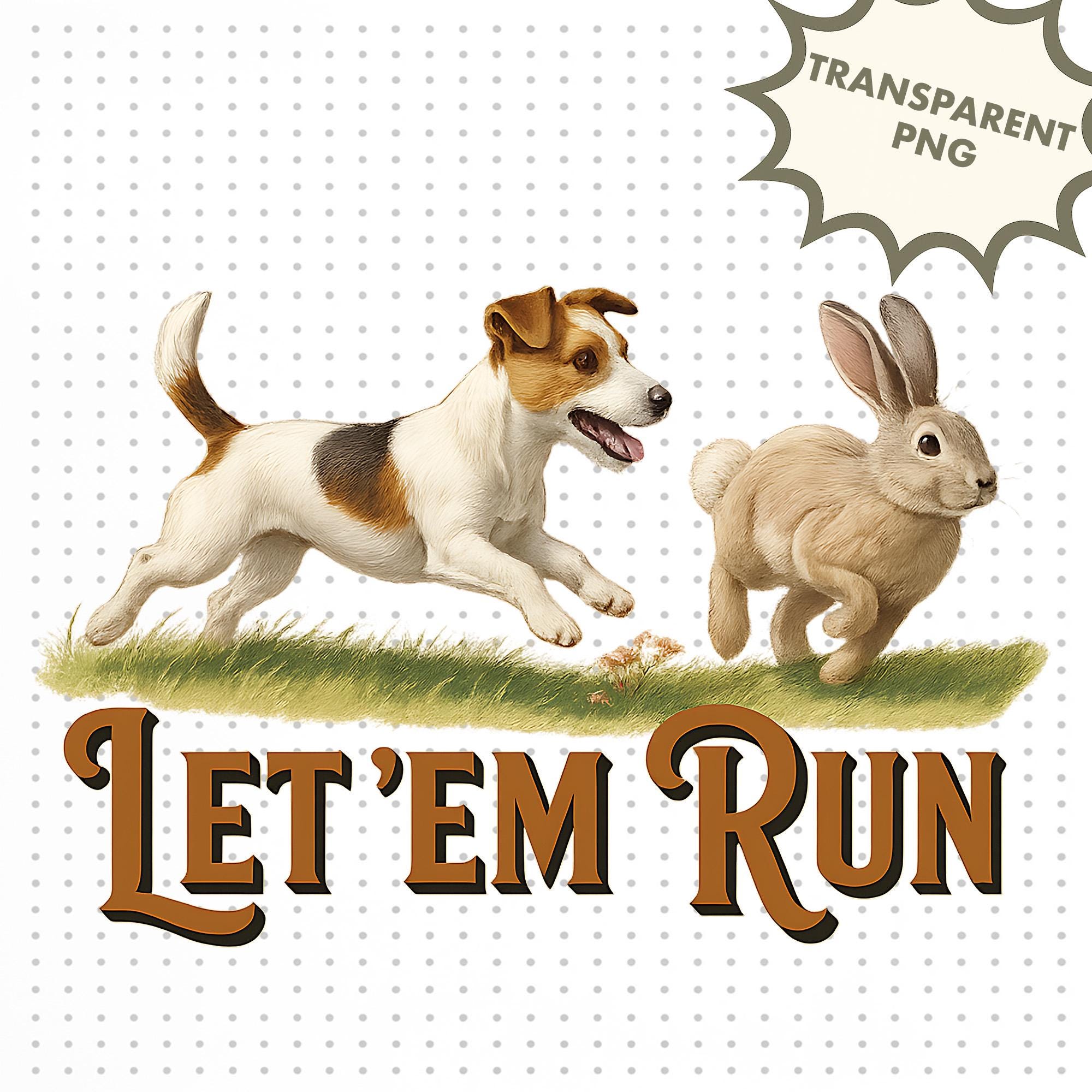 Jack Russell Terrier PNG | JRT and Rabbit Hunting Sublimation Design ...