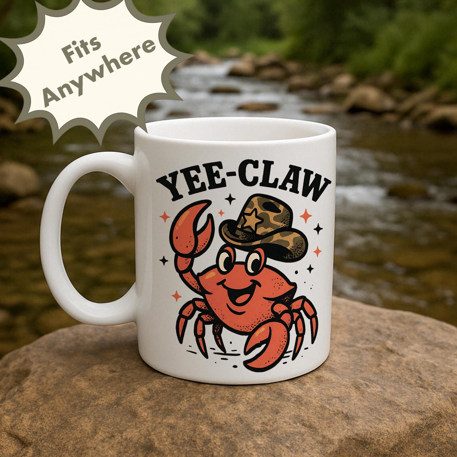 Yee-claw Crab PNG, Funny Southern Beach Cowboy Crab With Camo Hat ...