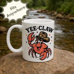 Yee-claw Crab PNG, Funny Southern Beach Cowboy Crab With Camo Hat Sublimation Design, Country ...
