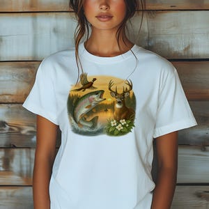 Sunset Wilderness PNG | Pheasant Hunting & Trout Fishing Design ...