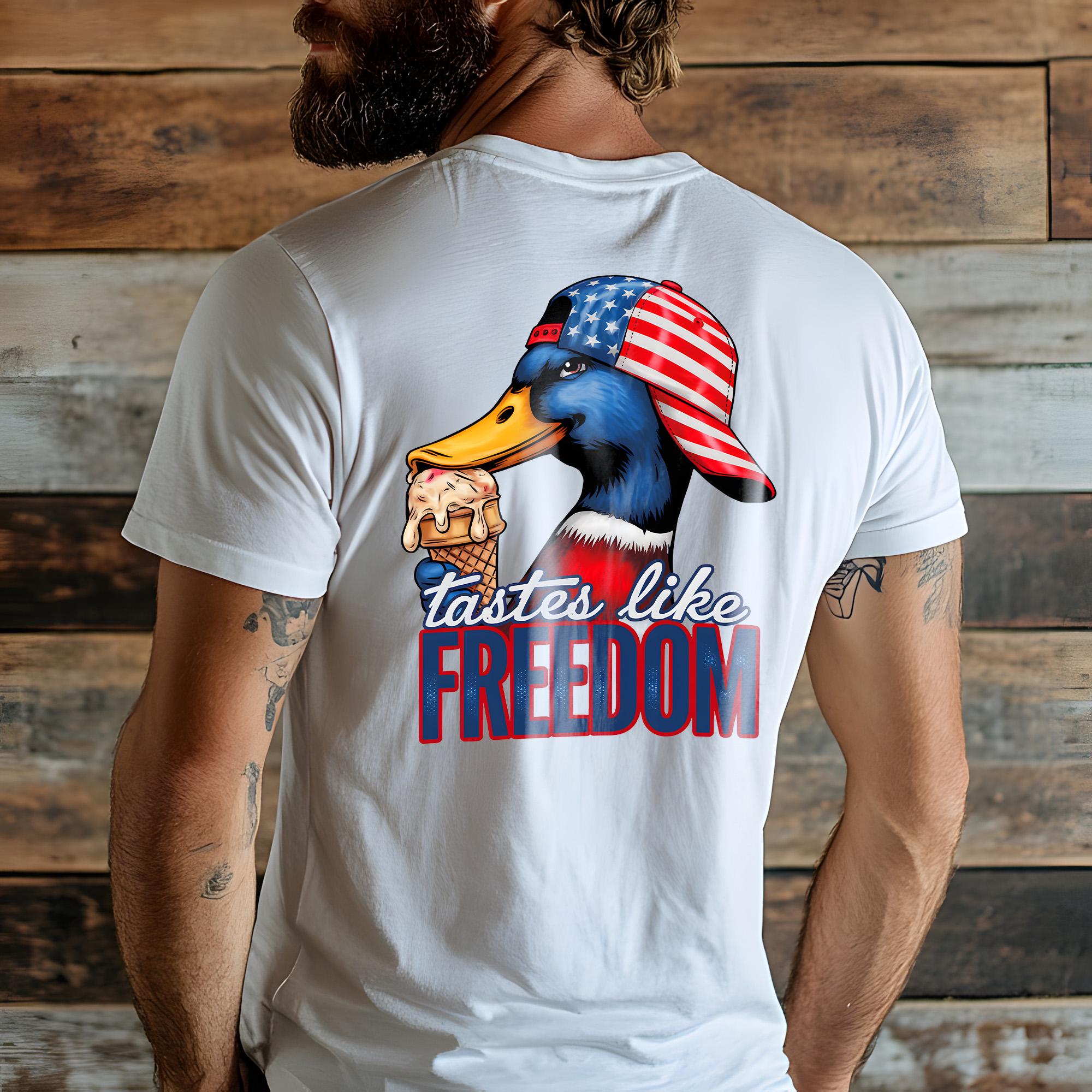 Freedom Flavors PNG Duck Hunting Sublimation PNG 4th of July Digital ...
