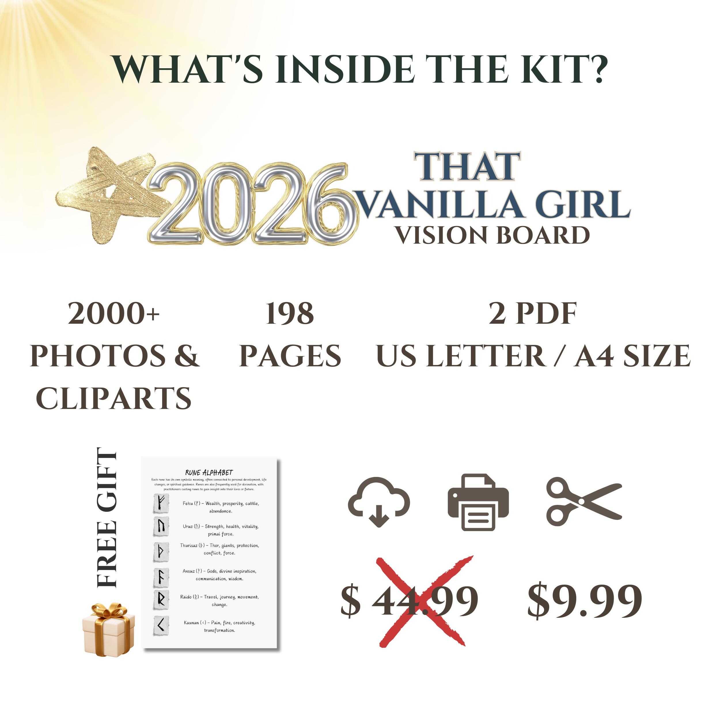 2000+ Image 2026 Ultimate Vision Board Kit, Quotes, Manifest ...