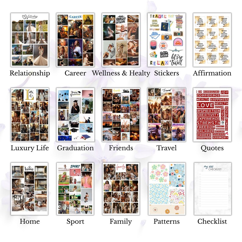 2000+ Image 2026 Ultimate Vision Board Kit, Quotes, Manifest ...